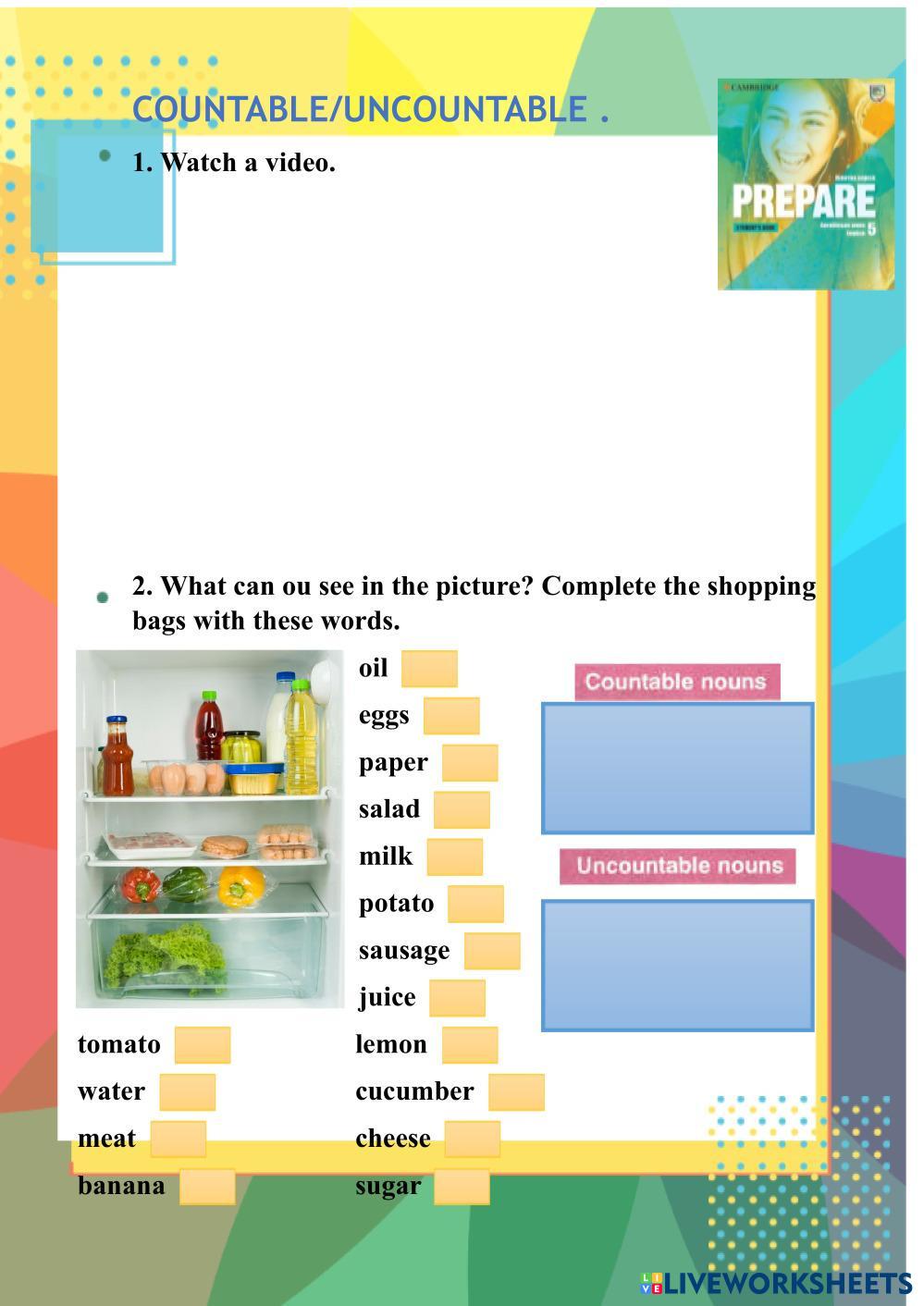 Prepare 5 Unit … | Free Interactive Worksheets | 7684886