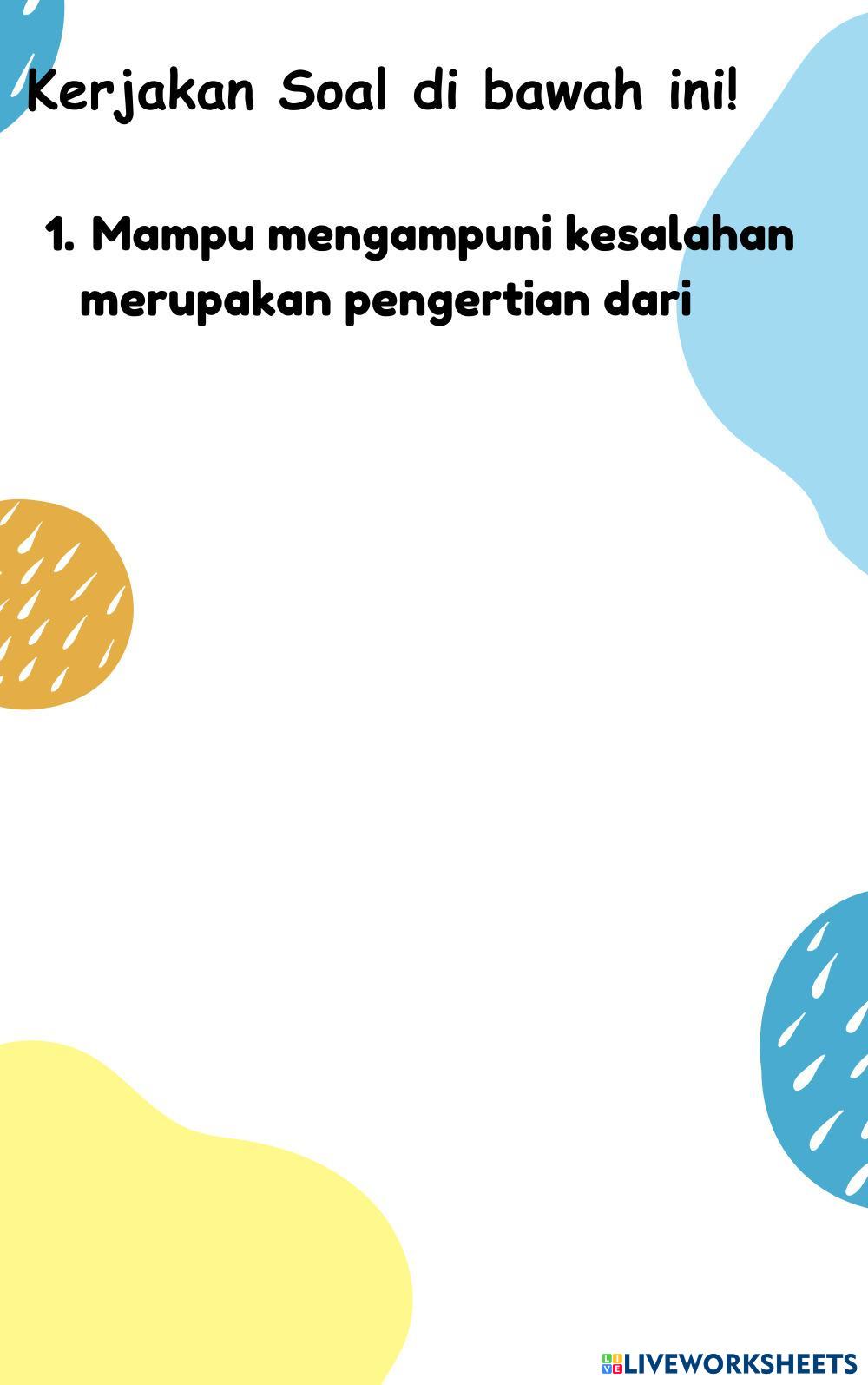 7685462 | Indriyani | Indriyani | LiveWorksheets