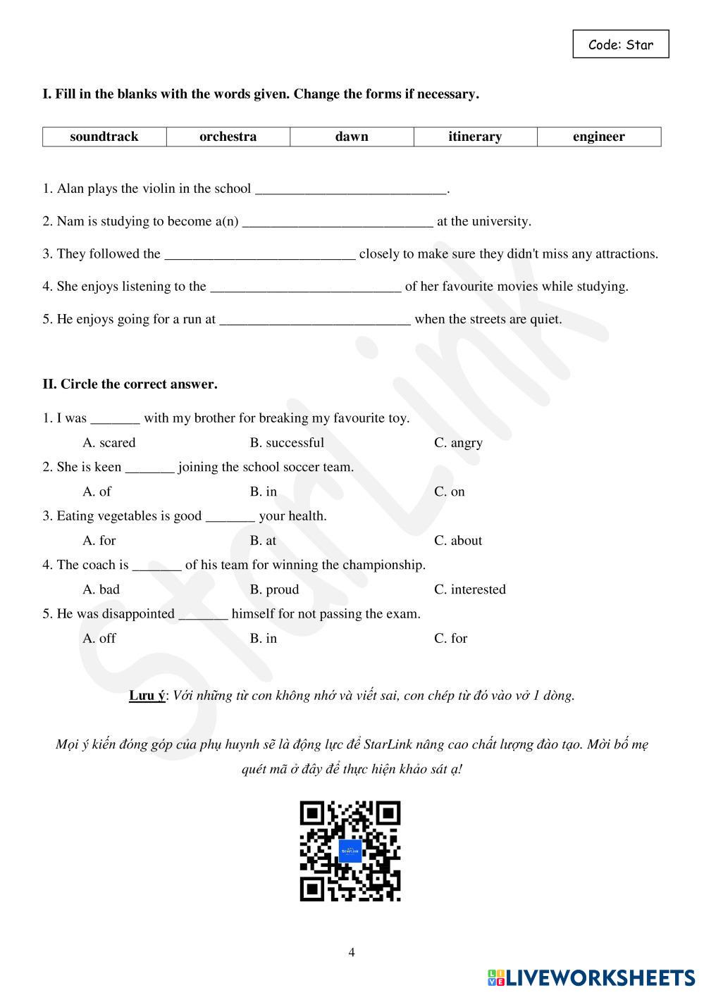 Foreign Teacher_S6_W38_VOCABULARY & DEBATE | Live Worksheets