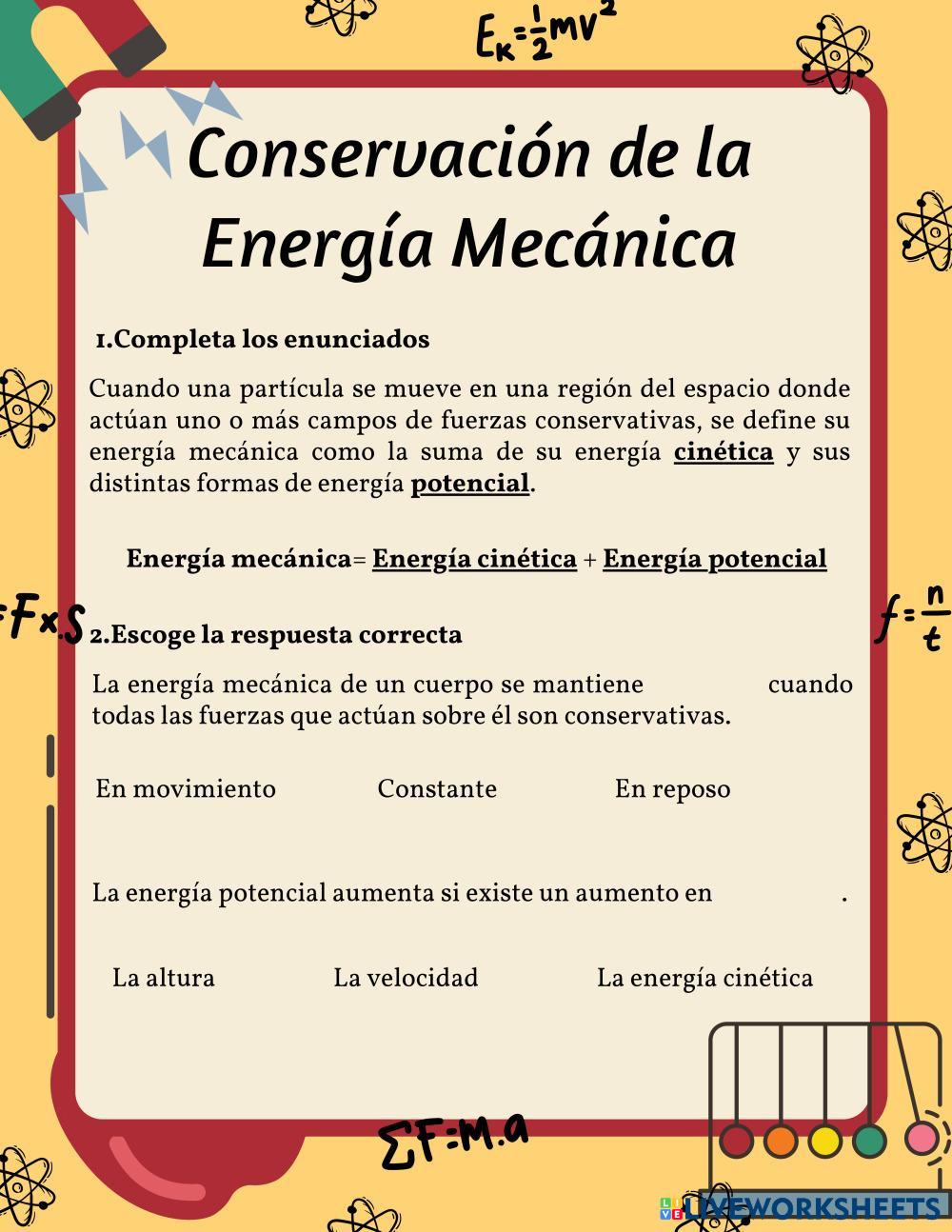 Conservación de… | Free Interactive Worksheets | 7690036