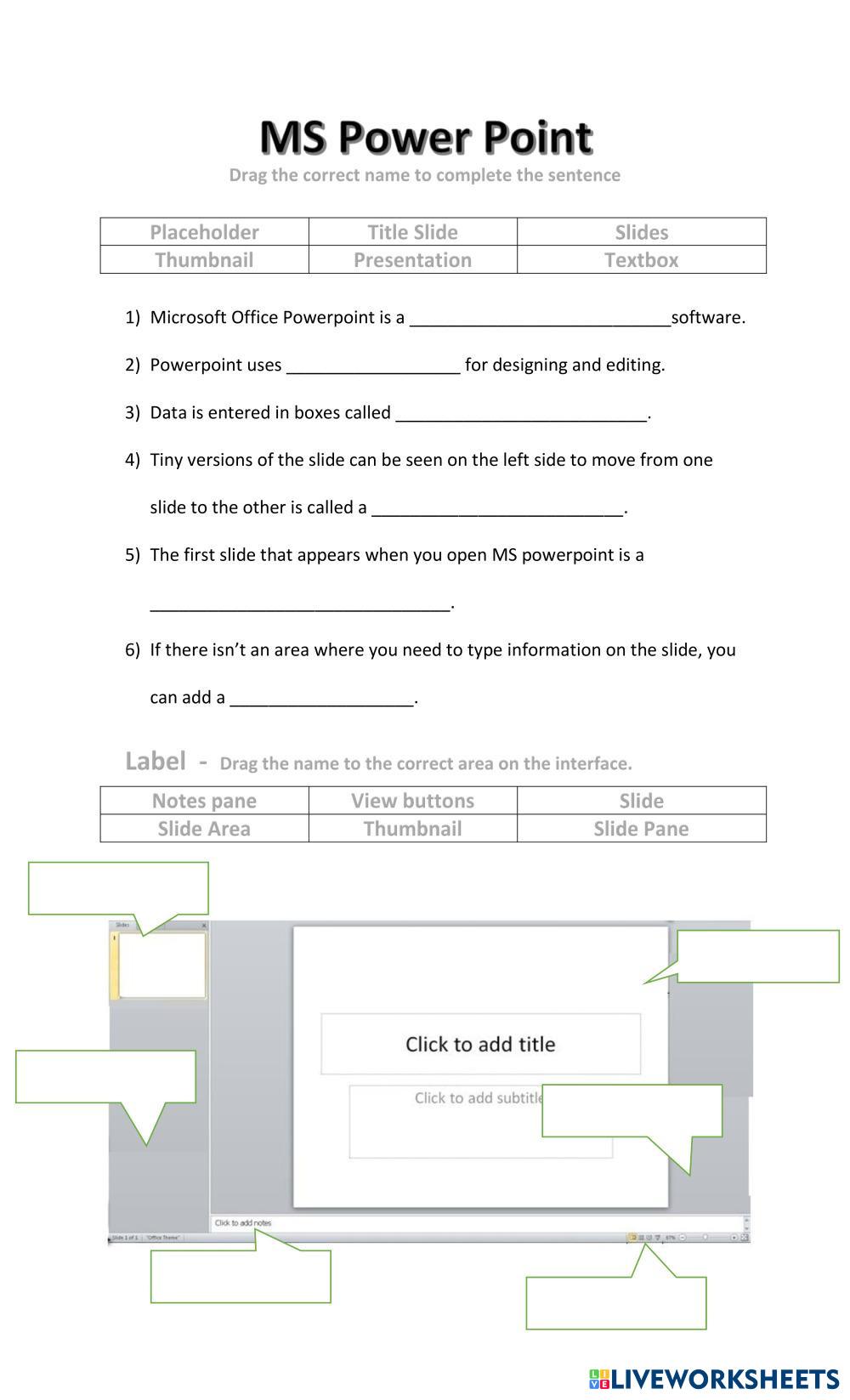 7690838 | MS Powerpoint | MrsMaycock | LiveWorksheets