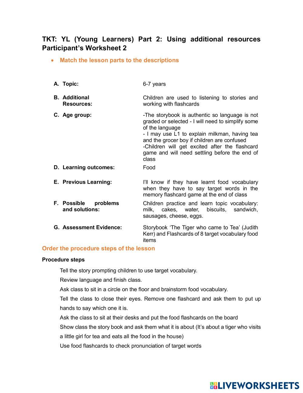 Sample Task 5 7690990 | Active English AC | Live