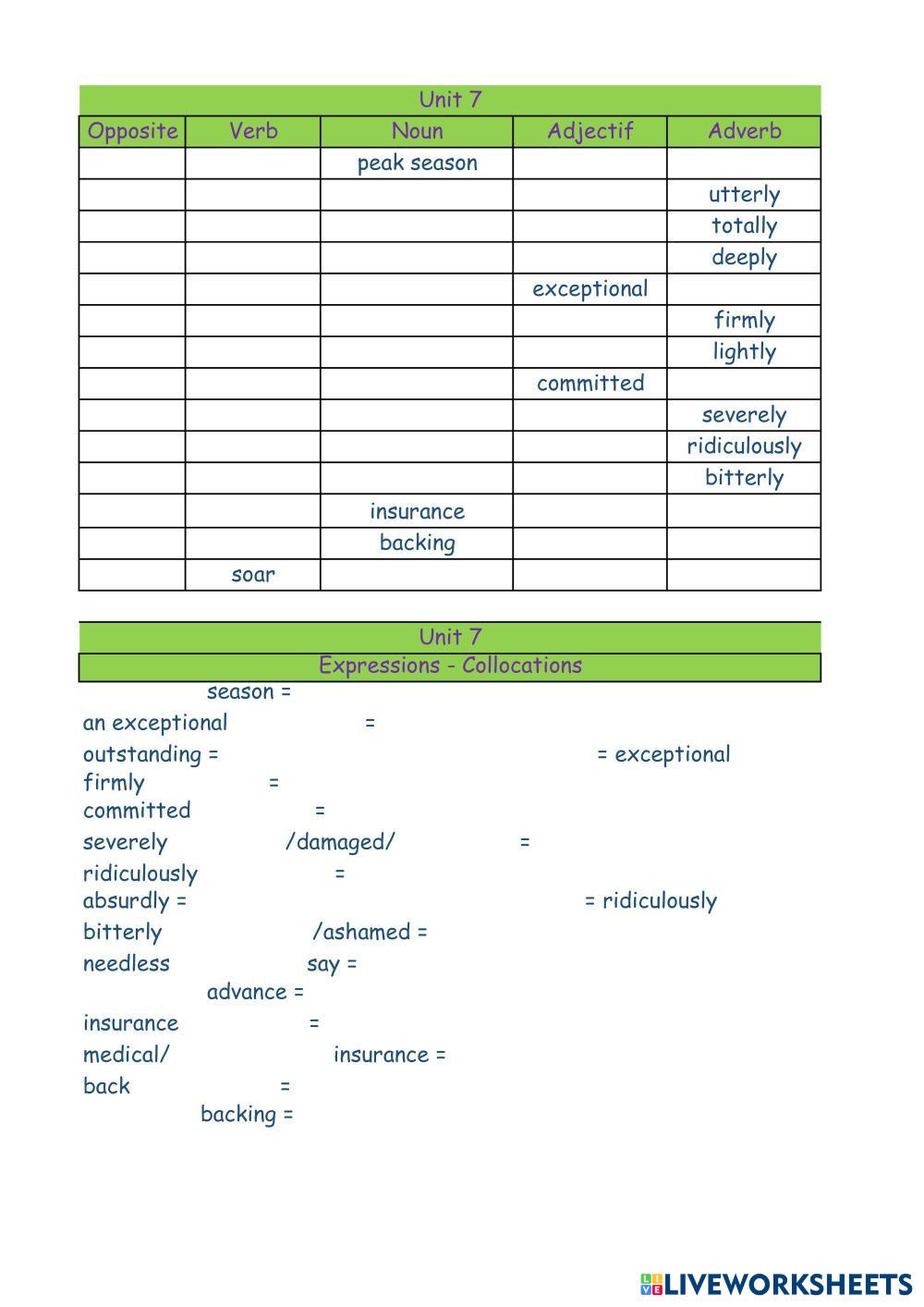 Hit the road | Free Interactive Worksheets | 7692034
