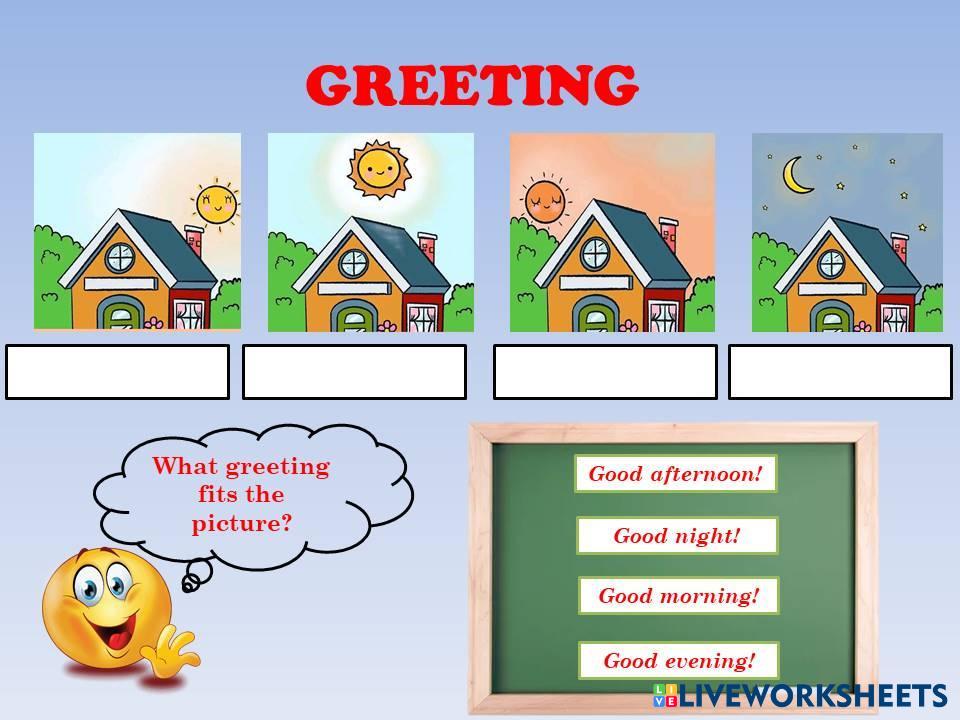 Greeting | Live Worksheets