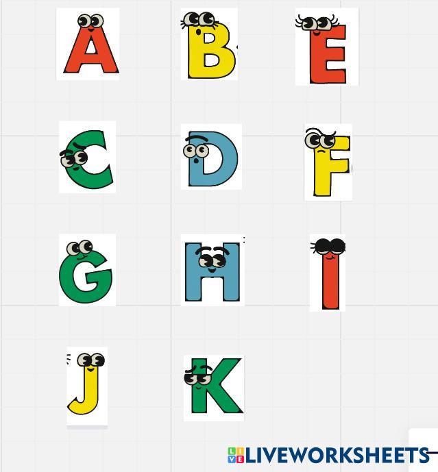 alphabet | Live Worksheets