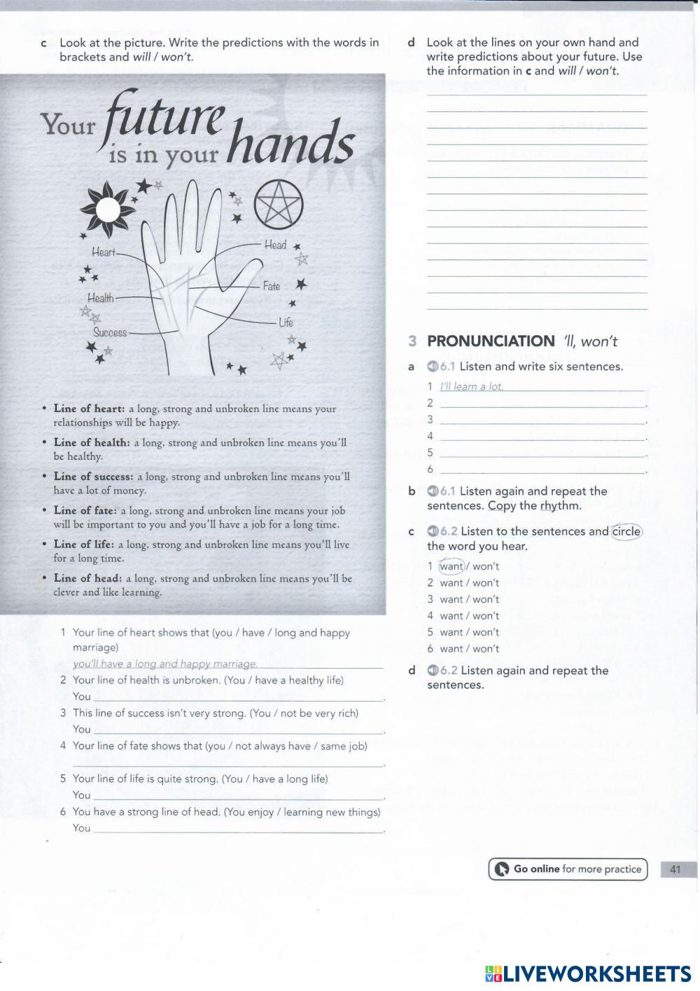Pre-Intermediate - Workbook 6A | Live Worksheets