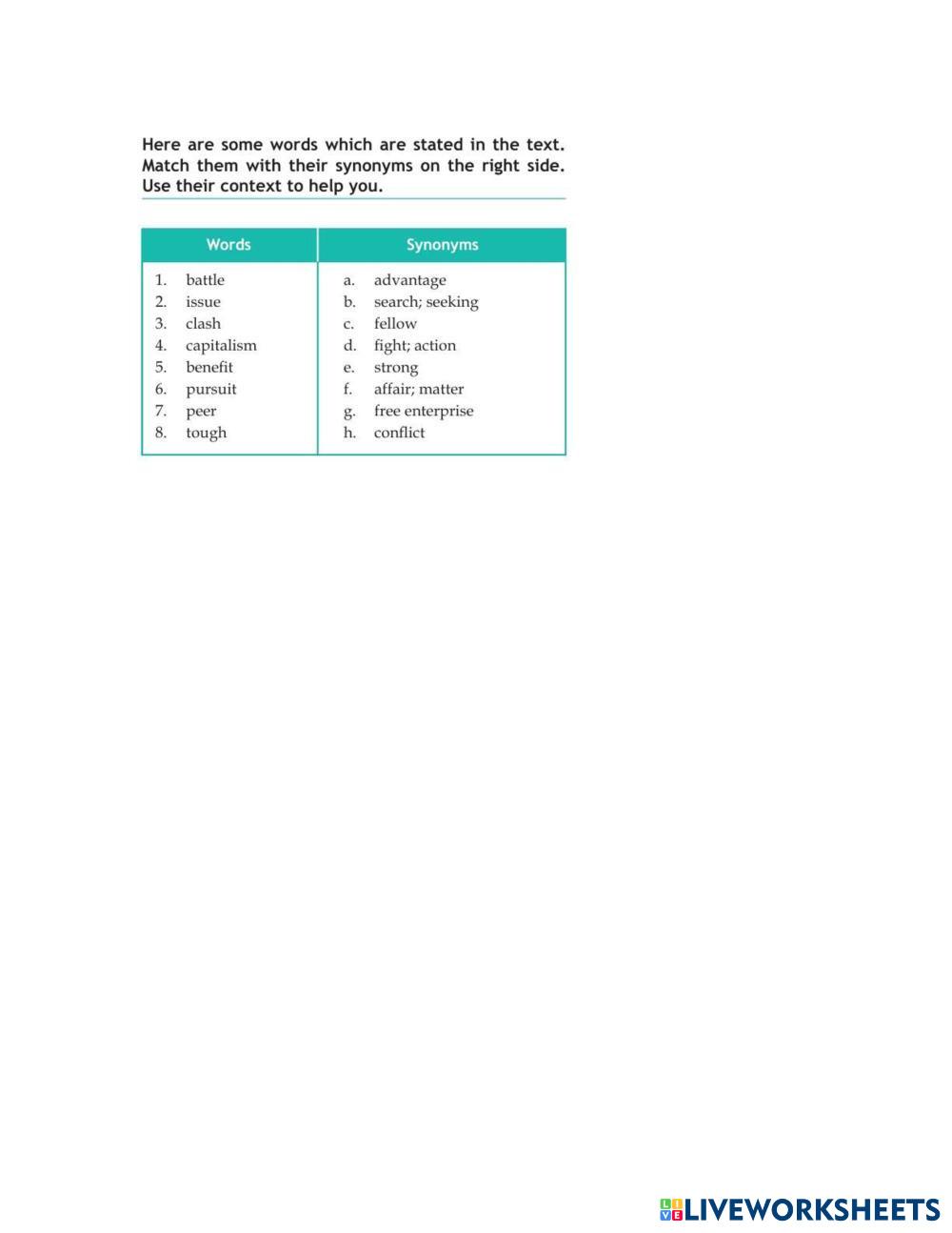 Hortatory | Free Interactive Worksheets | 7700284