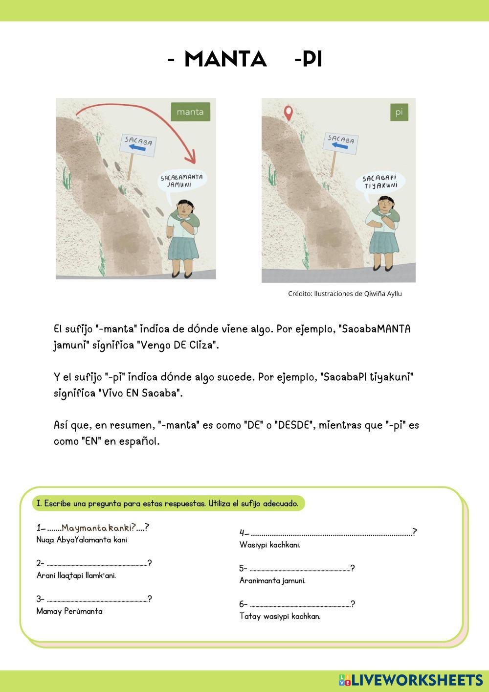 SUFIJOS -PI Y -… | Free Interactive Worksheets | 7701060