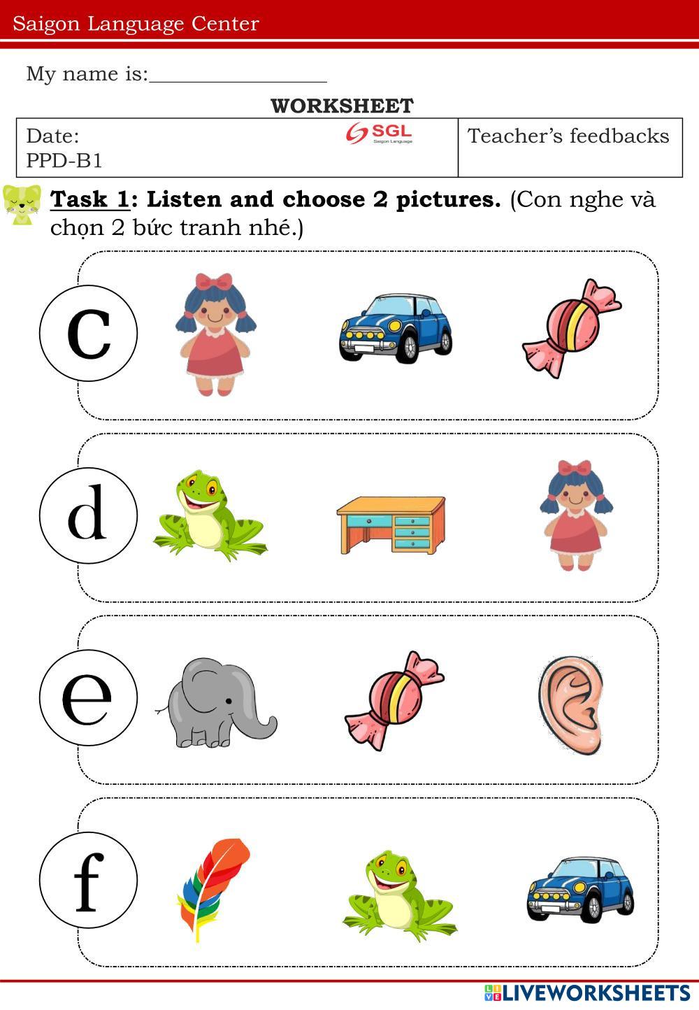 PPD. B1. Ita. 20.05 | Live Worksheets