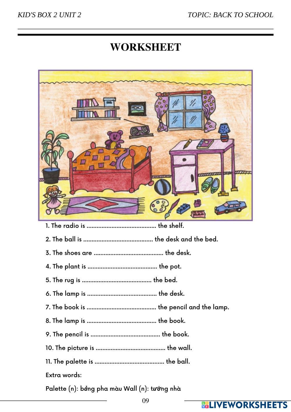 KID'S BOX 2 UNIT 2 day 4 | Live Worksheets