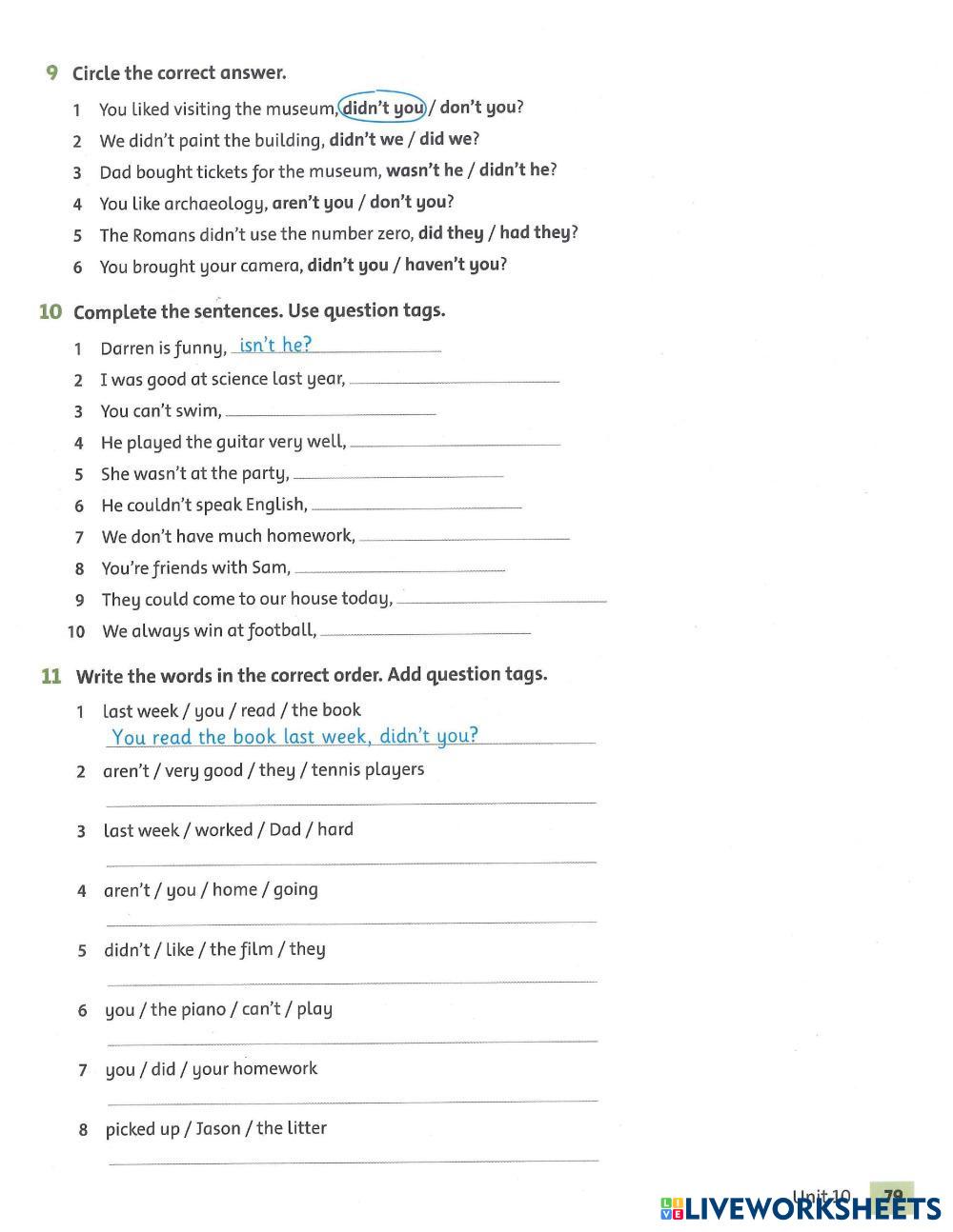 Grammar 5 - Tag questions- P79 7714279 | Thao Nguyen