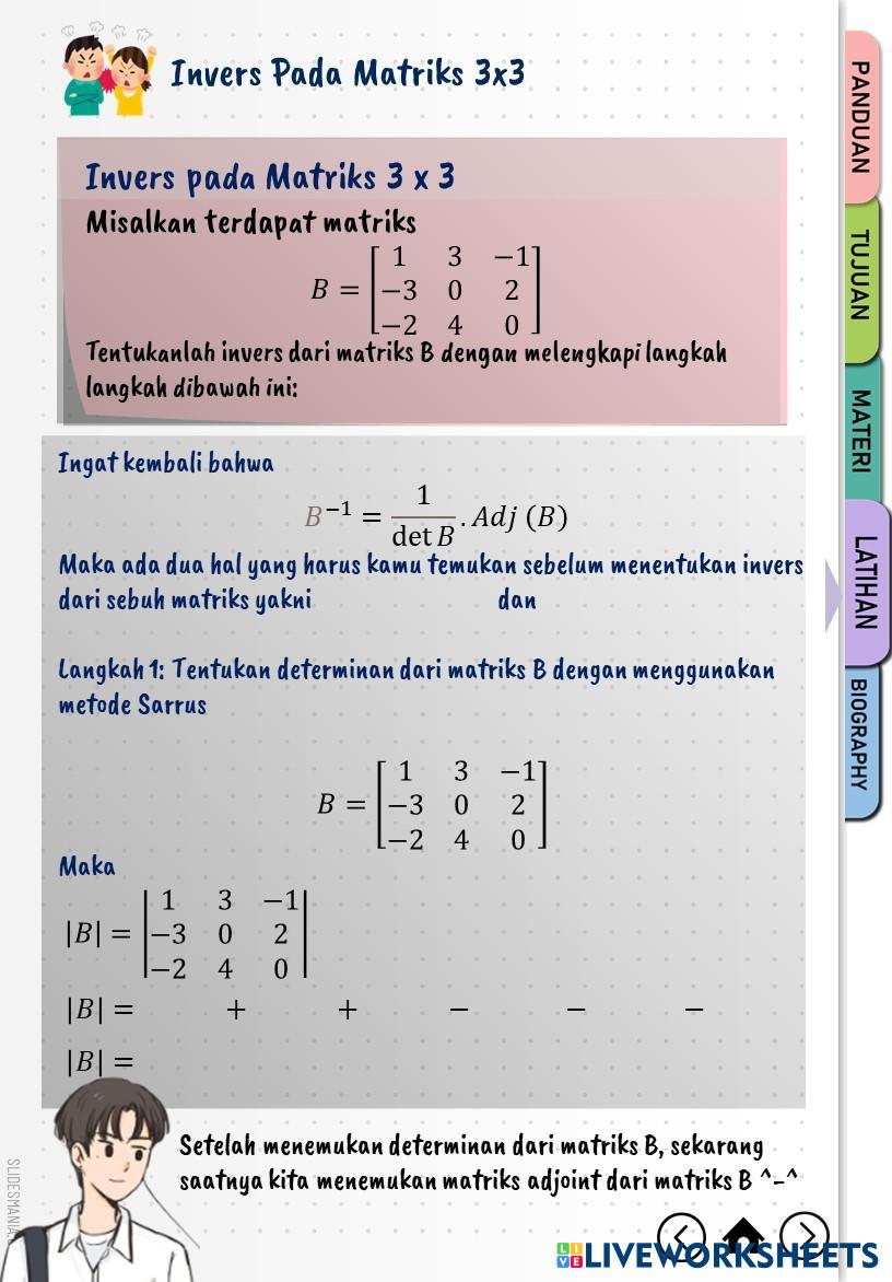LKPD Invers Mat… | Free Interactive Worksheets | 7716217