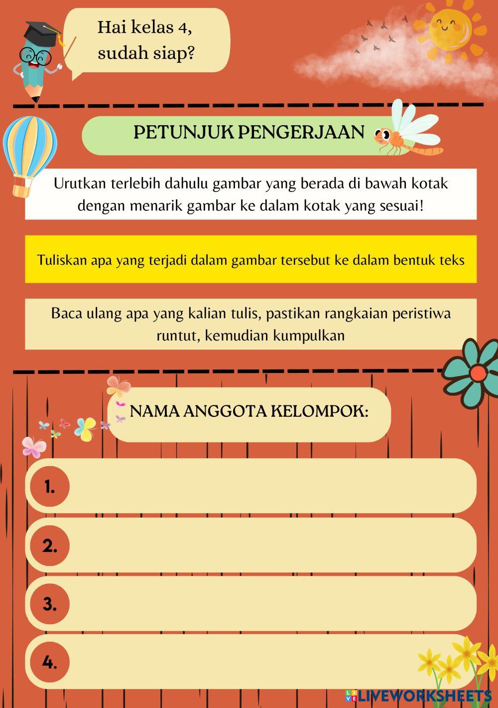 MARI MENULIS | Live Worksheets