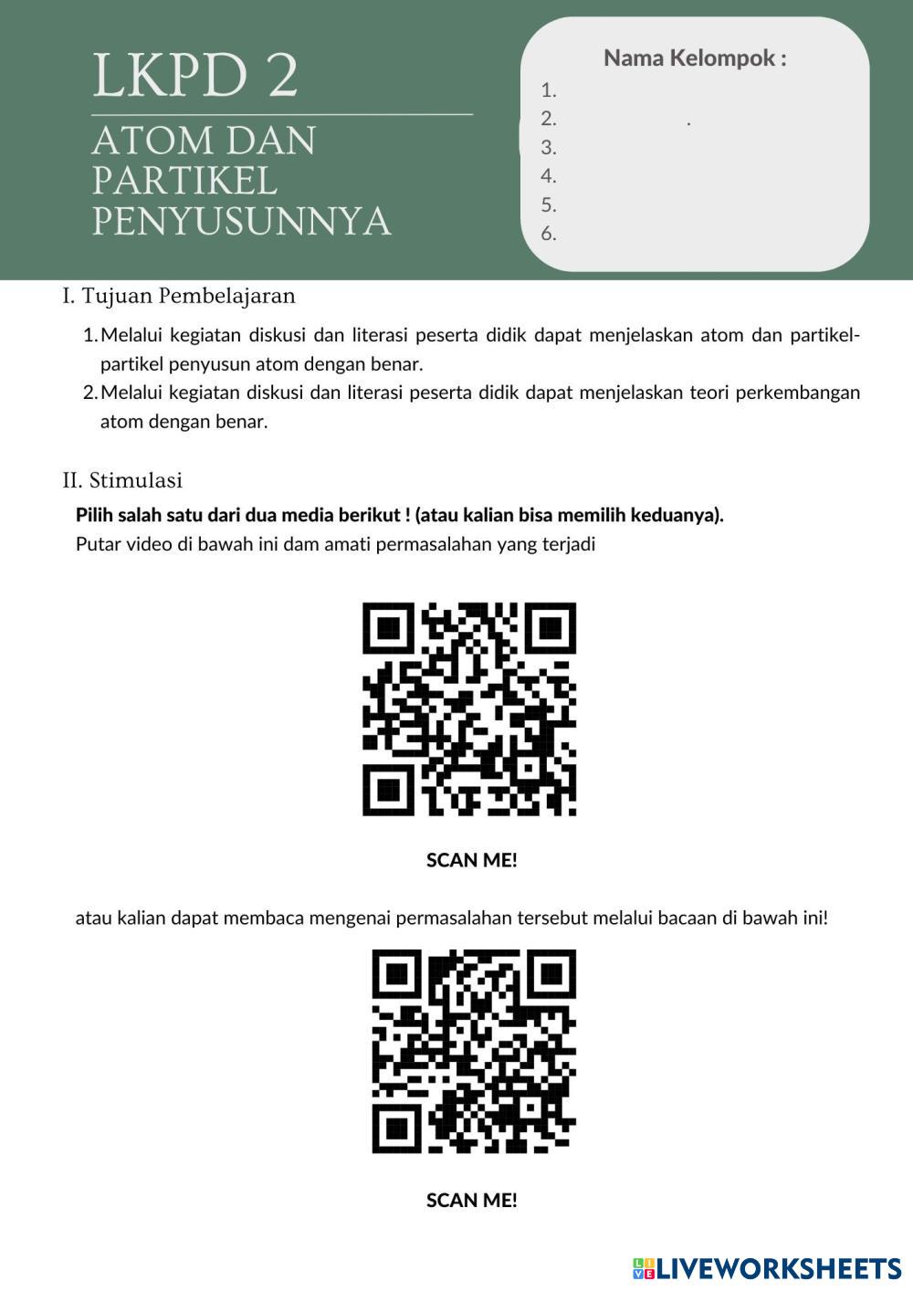 Atom dan Partikel Penyusunnya 7717744 | Teuku Rizki