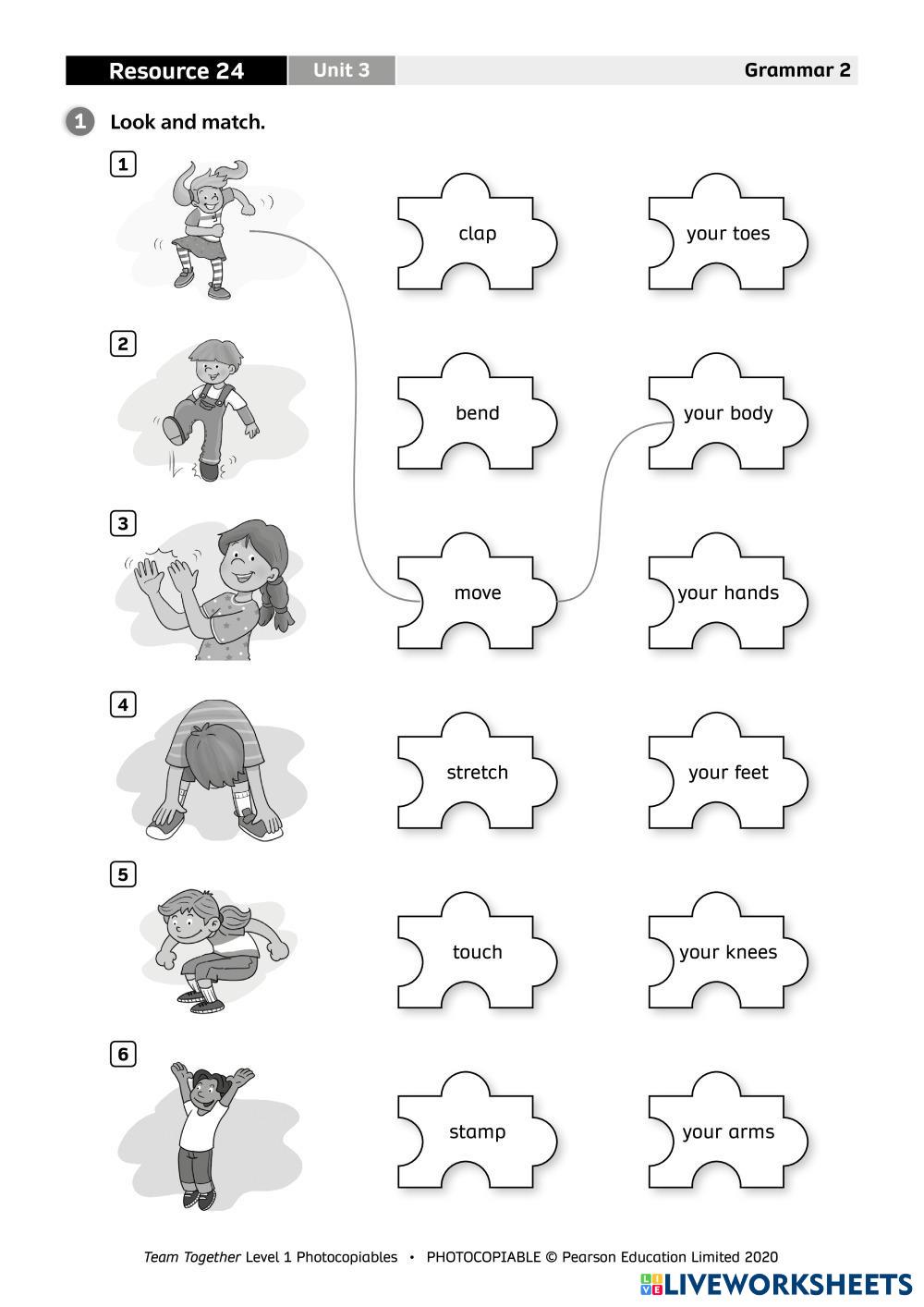 Team together 1… | Free Interactive Worksheets | 7722030