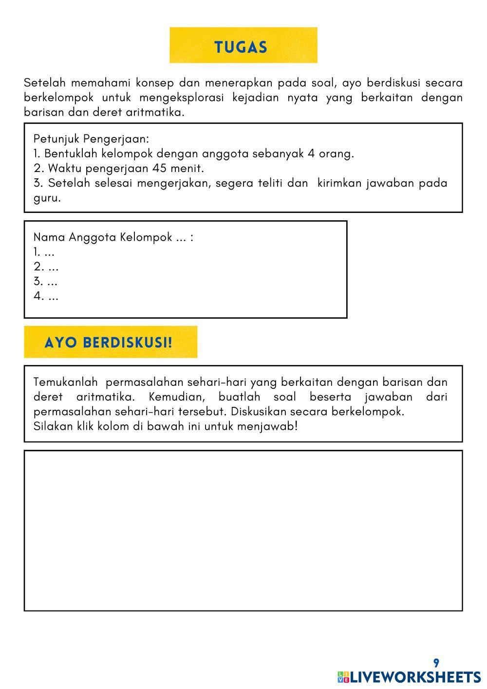 E-LKPD RME | Free Interactive Worksheets | 7723771