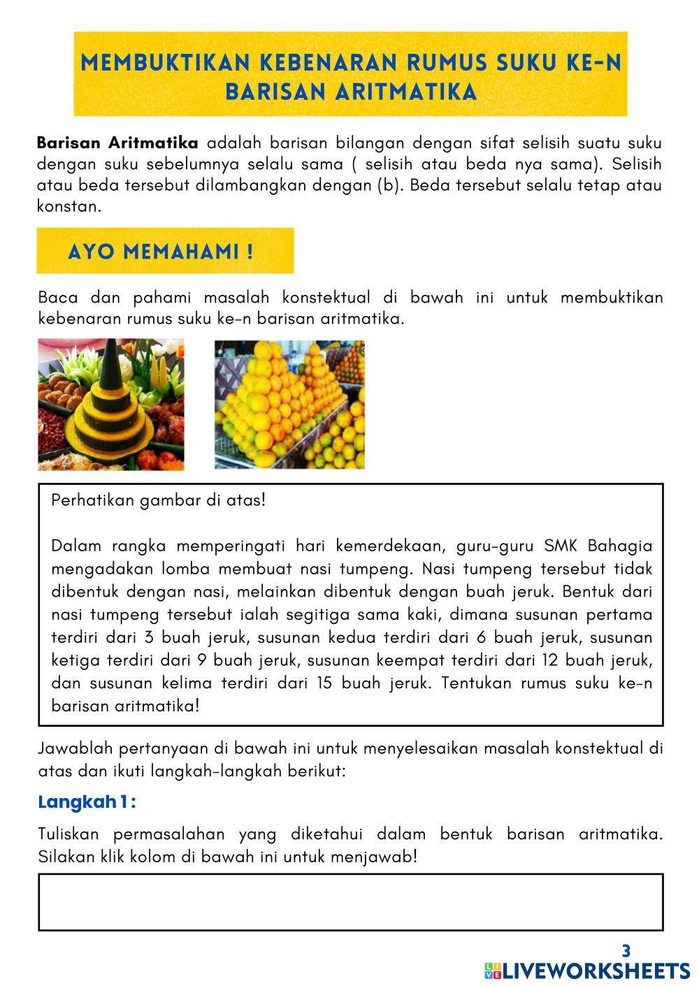 E-LKPD RME | Free Interactive Worksheets | 7723771