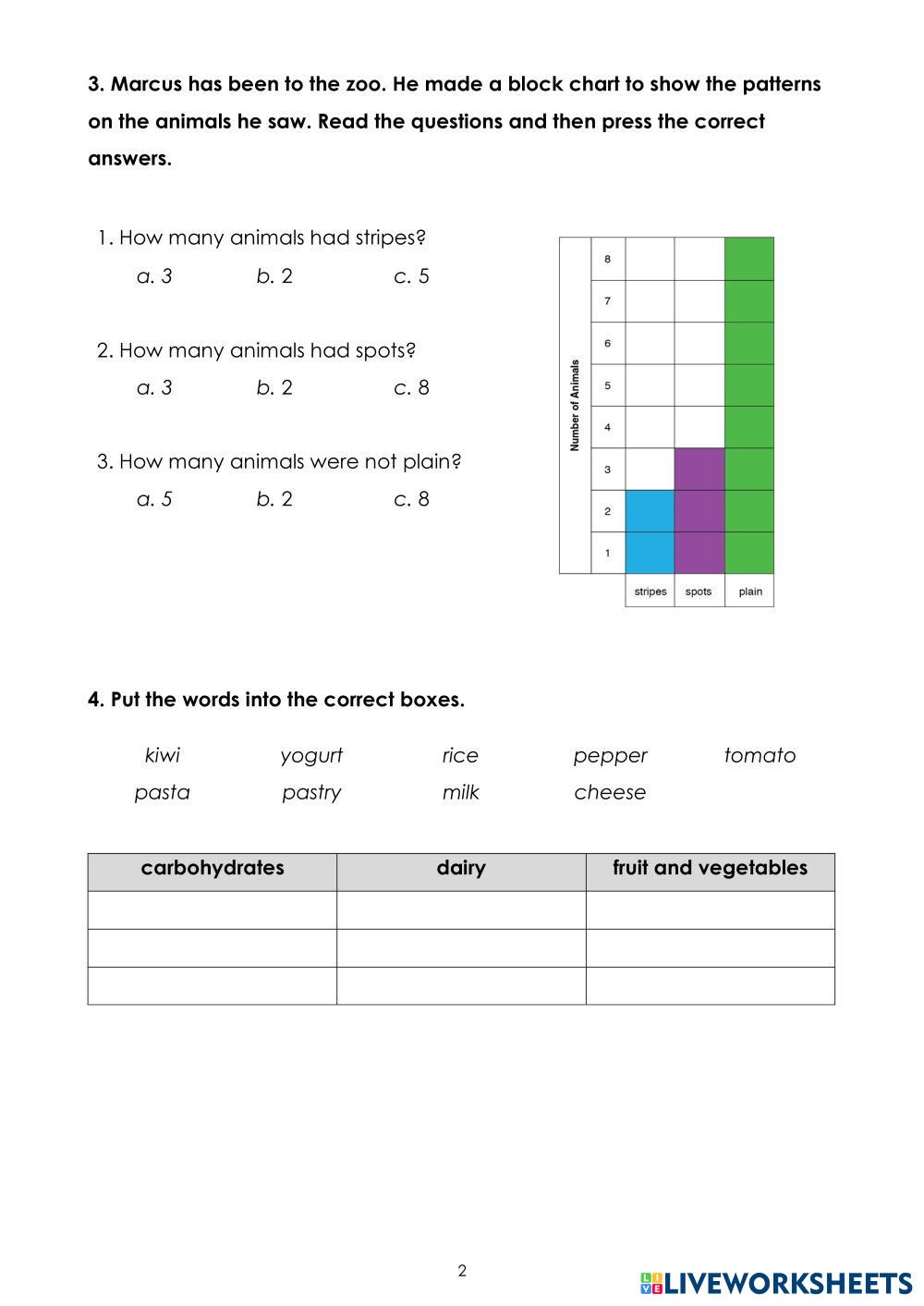 CPS 2-SUMMER HOMEWORK-WEEK 5 | Live Worksheets
