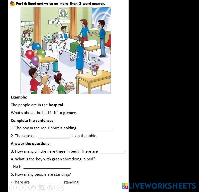 Test 4* Reading & Writing Part 6 | Live Worksheets