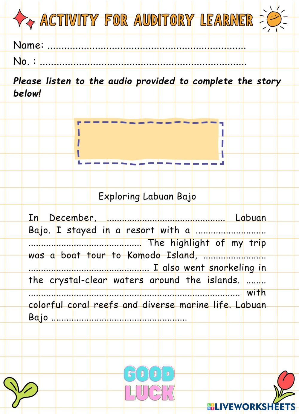 Recount text | Live Worksheets