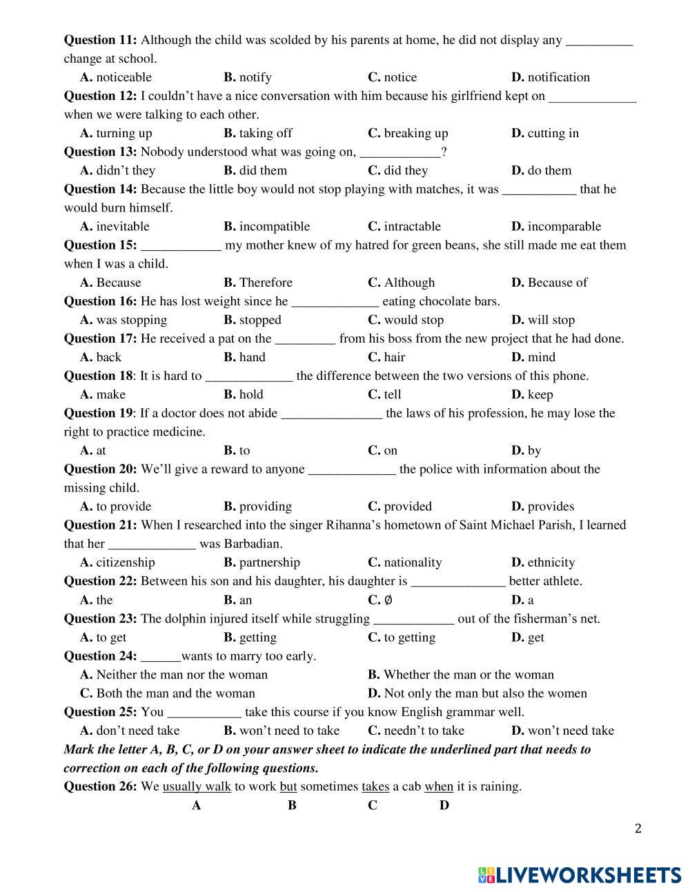 7730152 | Grade 12 - Practice Test 11 | Anh Nguyen