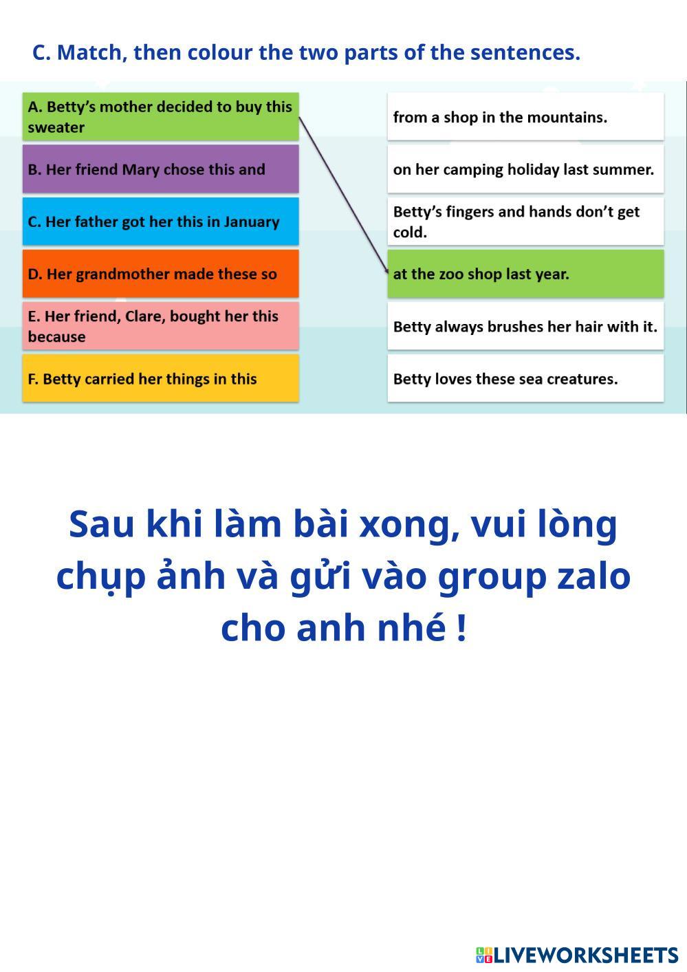 Unit 6 (Fun for flyers) | Live Worksheets