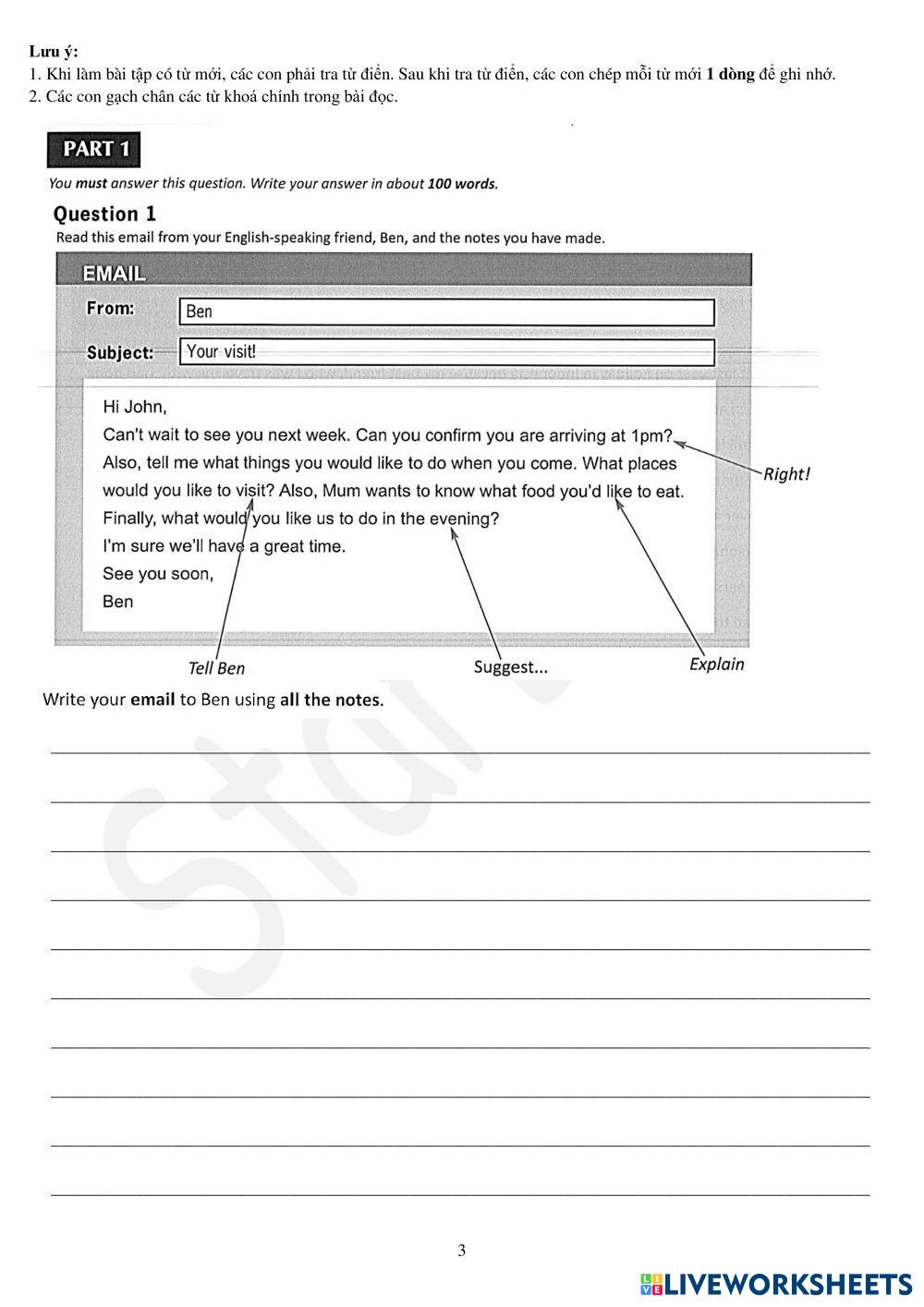 Foreign Teacher_S7_W1_VOCABULARY & PRESENTATION | Live Worksheets