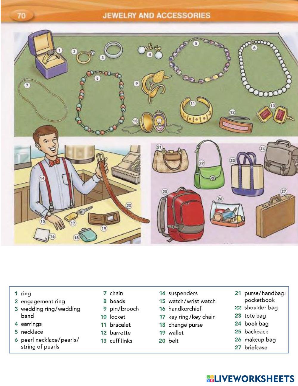 clothing | Free Interactive Worksheets | 7731090