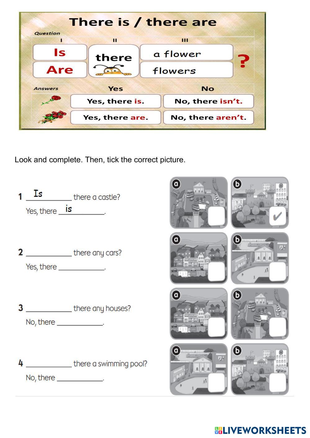 There is, there… | Free Interactive Worksheets | 7734241