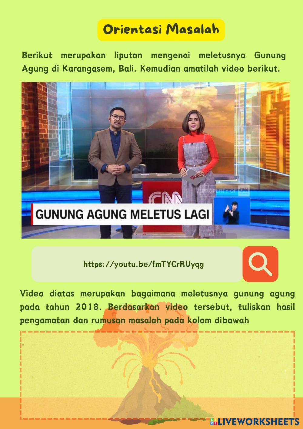 LKPD GUNUNG BER… | Free Interactive Worksheets | 7734440