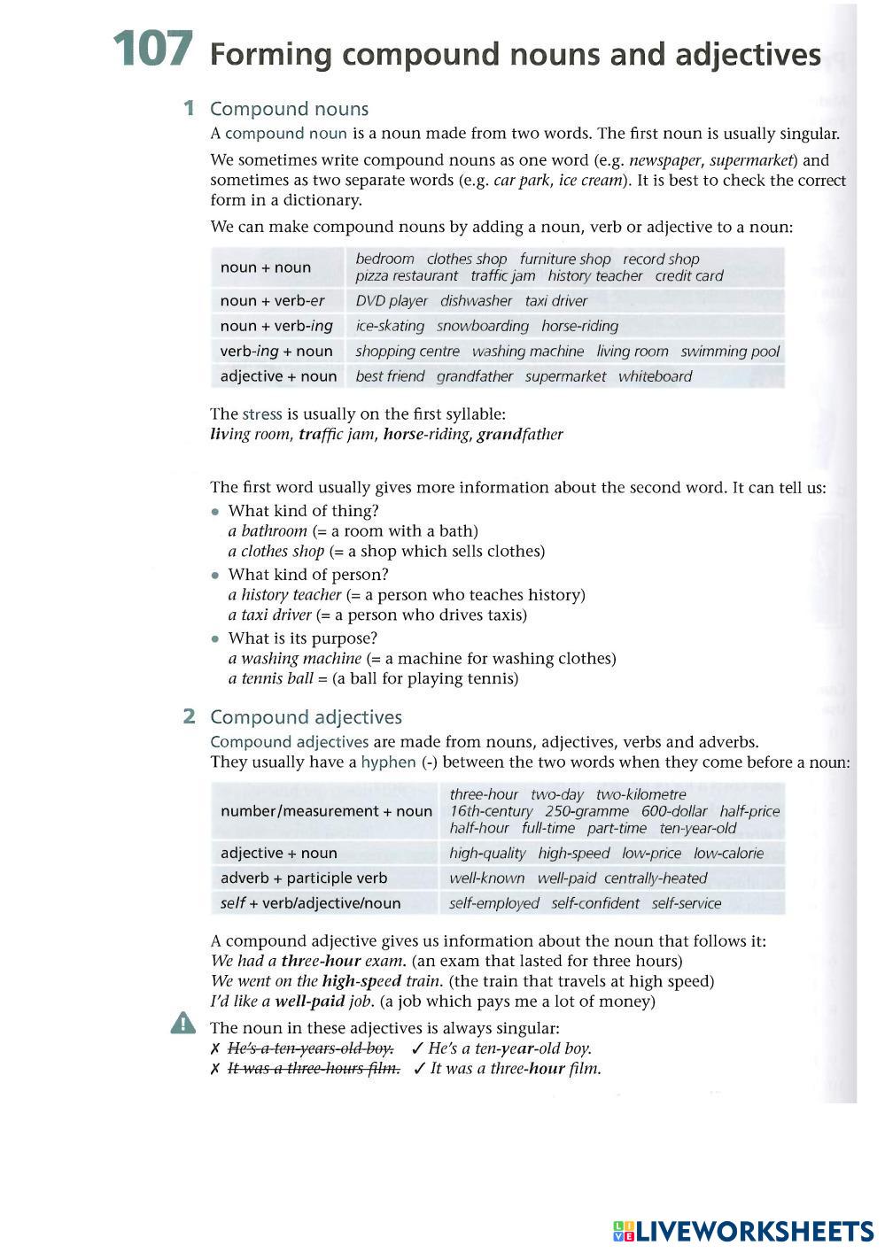 Elementary Gram… | Free Interactive Worksheets | 7734628