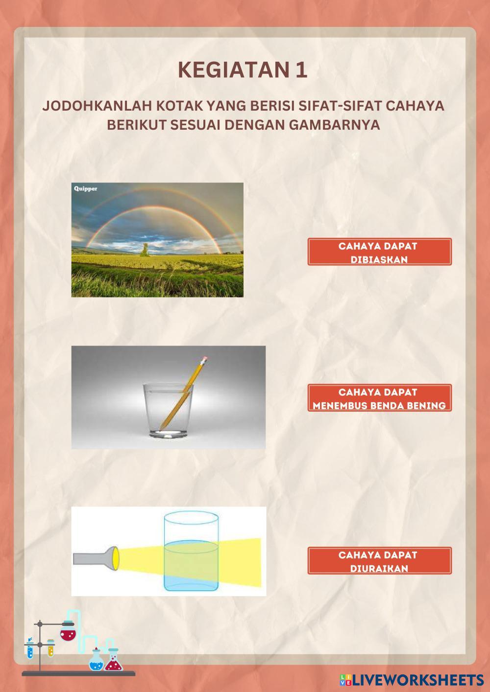 Cahaya dan Sifa… | Free Interactive Worksheets | 7735790