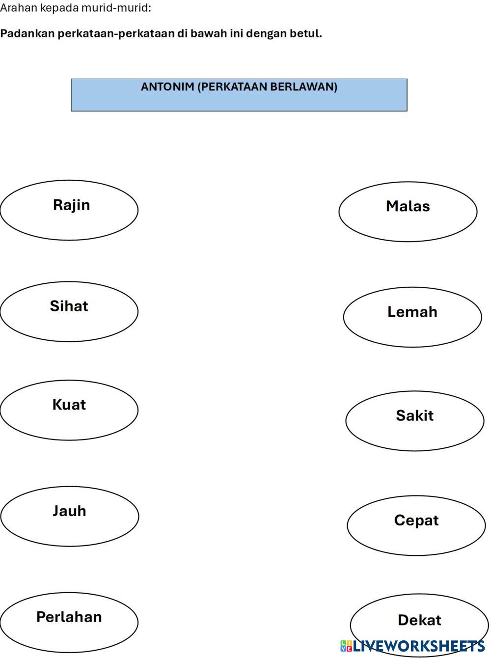 7737683 | Antonim | 00285226 | LiveWorksheets