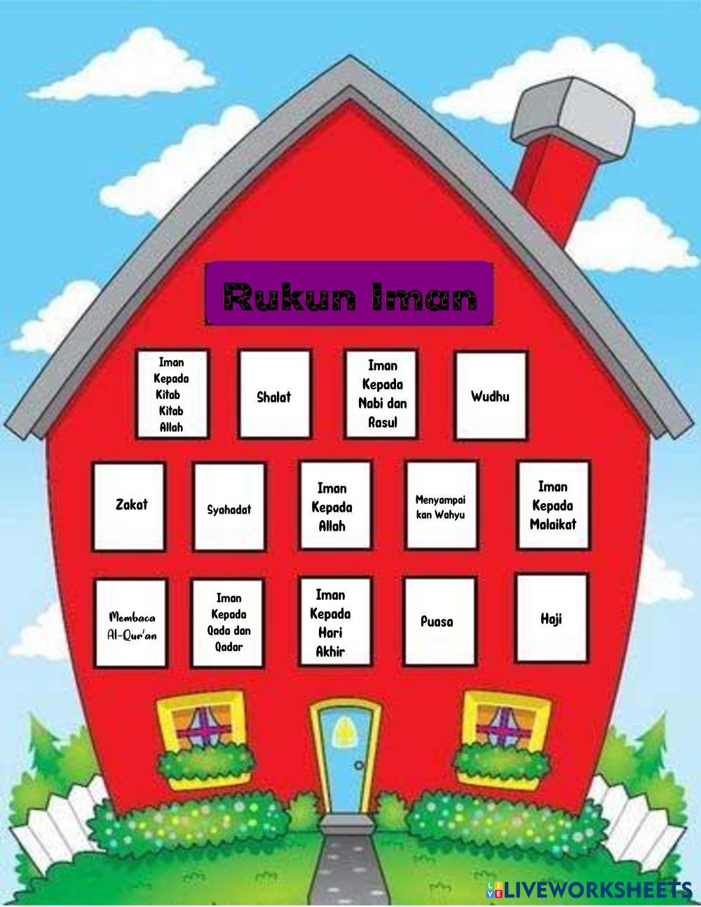 Yang mana yang Rukun Iman? | Live Worksheets