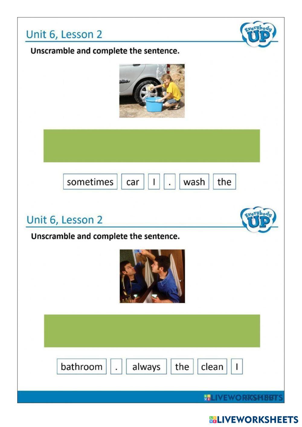Everybody Up 3 … | Free Interactive Worksheets | 7738264