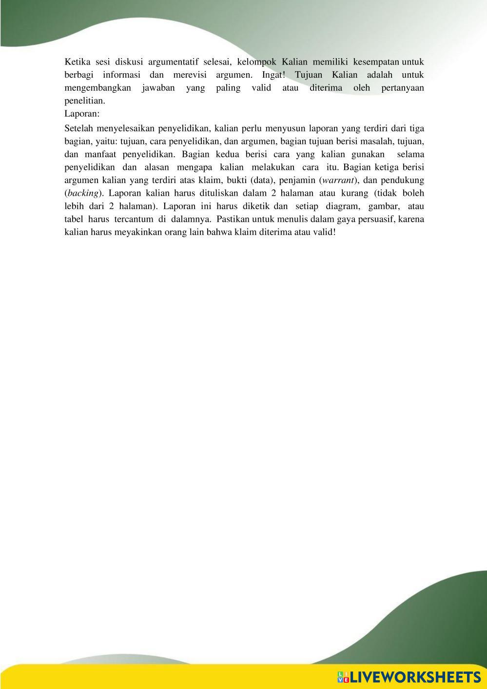 e-LKPD Klasifik… | Free Interactive Worksheets | 7738384