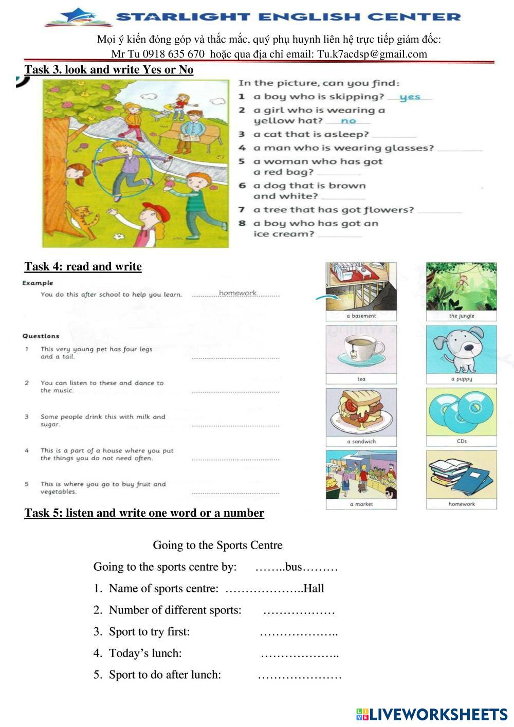 Lesson 1 | Live Worksheets