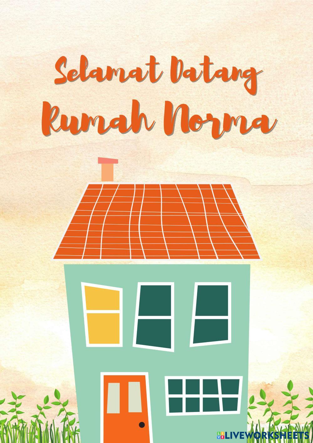 Rumah Norma | Live Worksheets