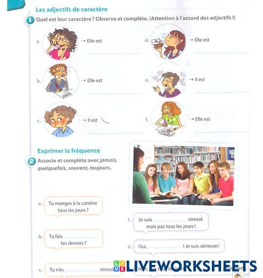 Adosphere 2 Cah… | Free Interactive Worksheets | 7739975