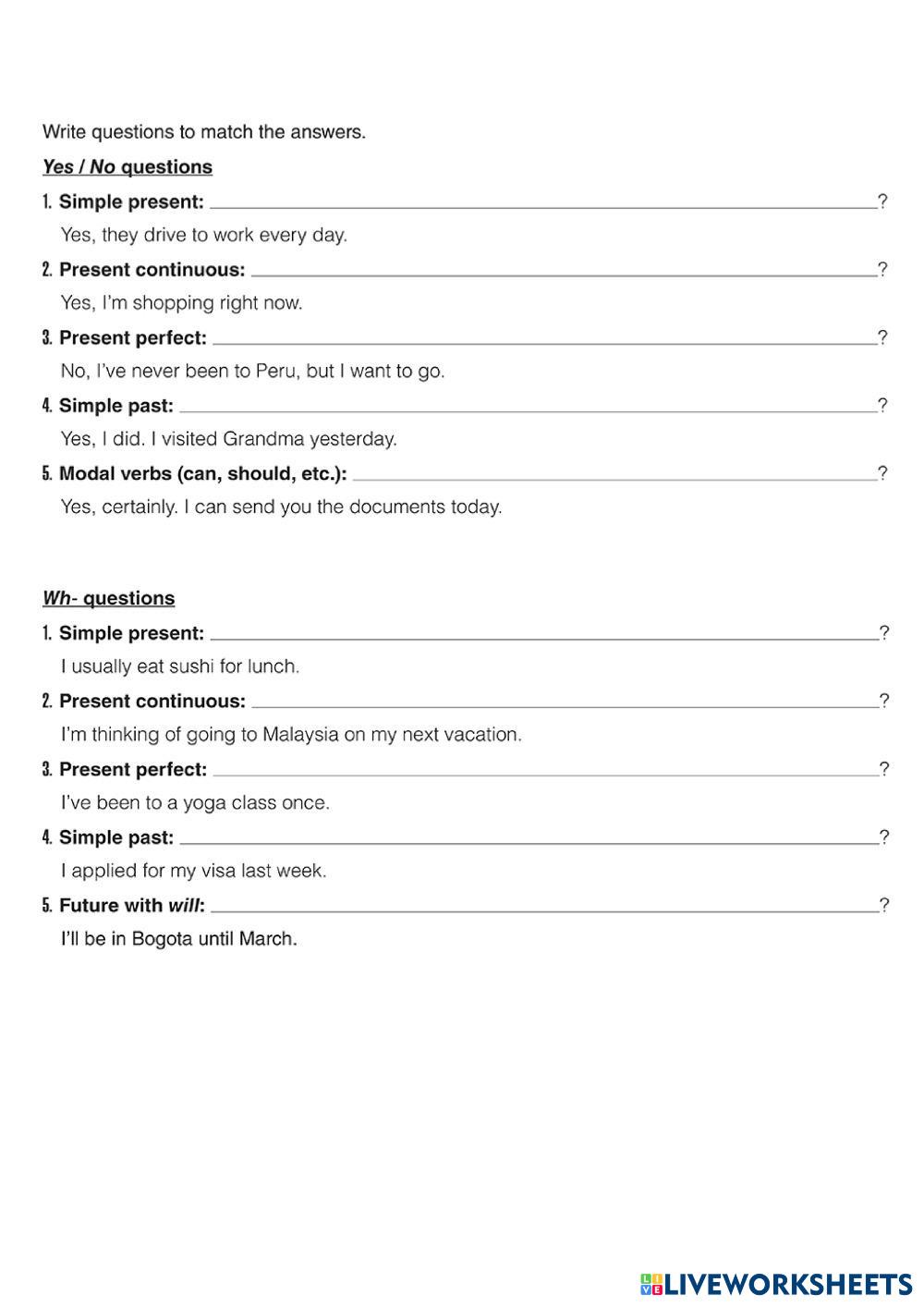 WORLDLINK 2-WORKBOOK UNIT 12-LESSON B | Live Worksheets