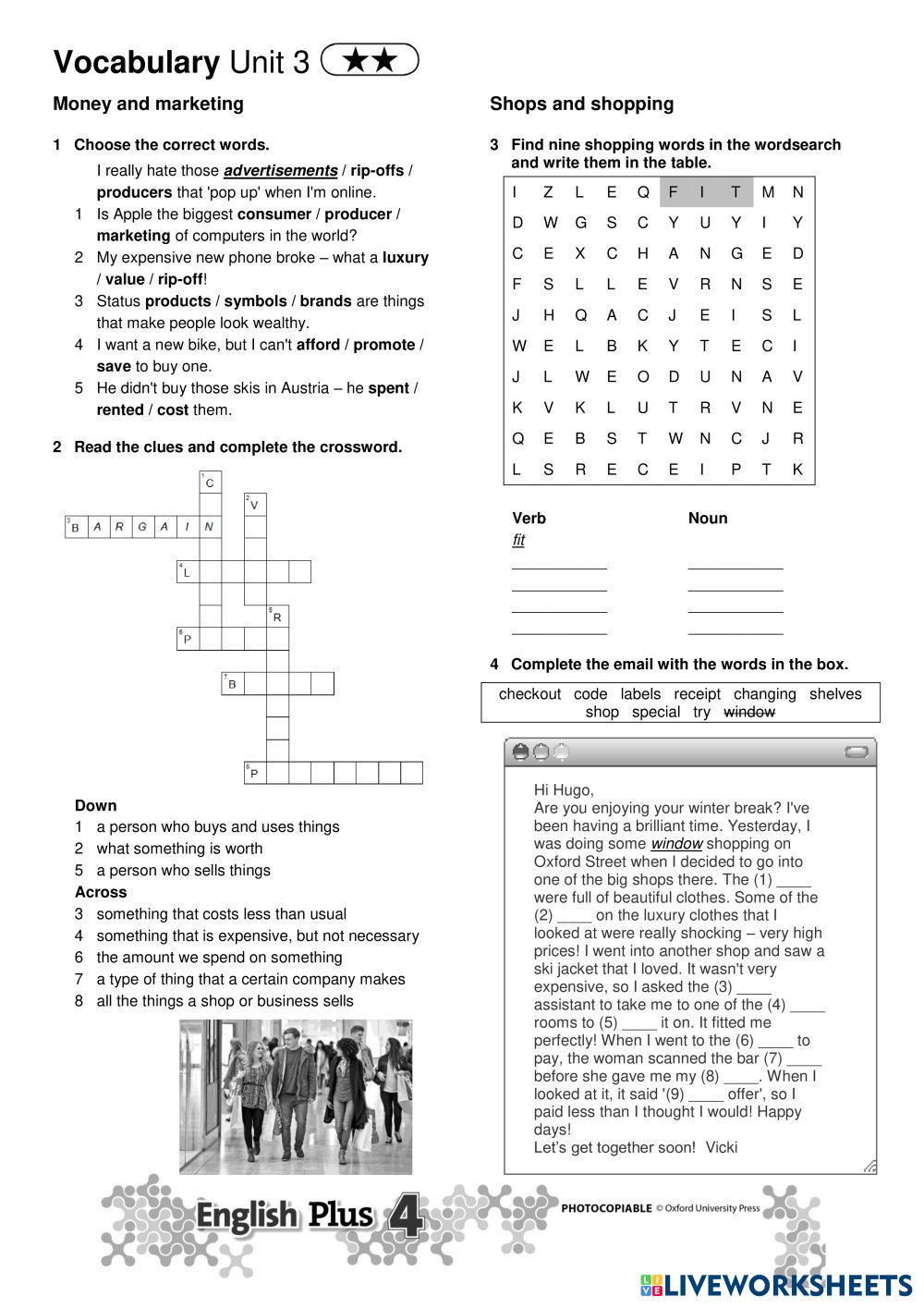 English Plus 4 … | Free Interactive Worksheets | 7746173