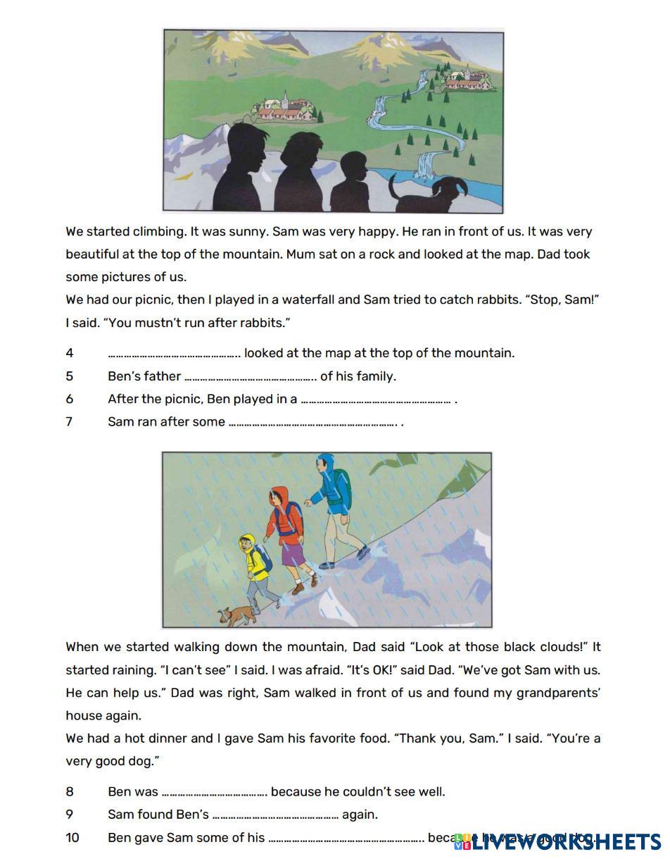 MOVERS - LESSON 13 (1) | Live Worksheets