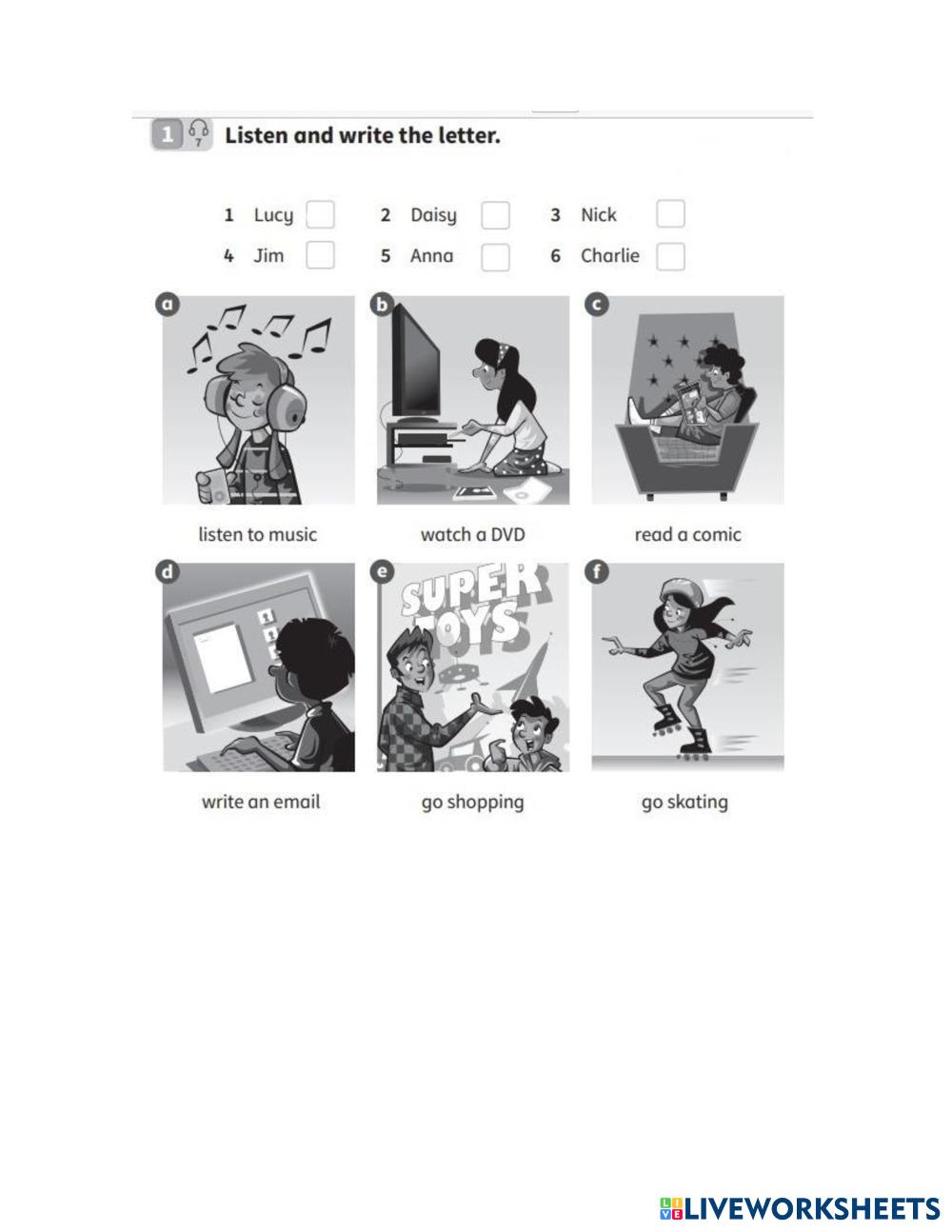 Listening | Live Worksheets