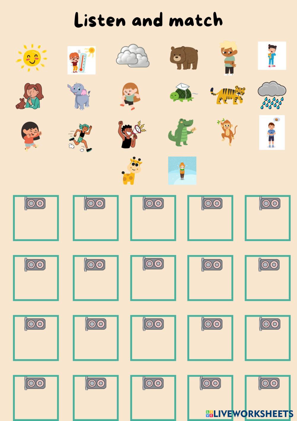 7747539 | Listen and Match | Michelle Reyes