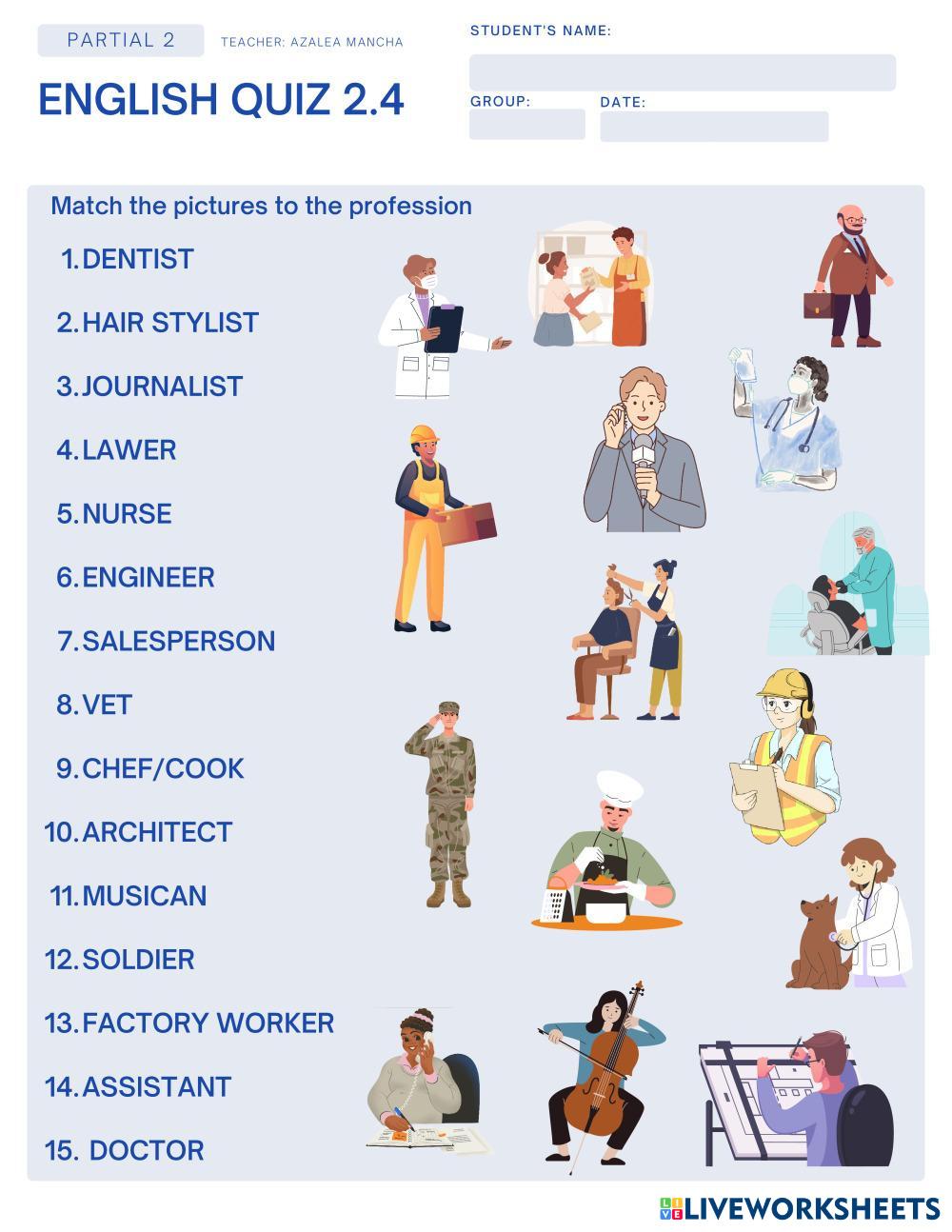 7748792 | English Quizz 2.4 | Azalea Mancha