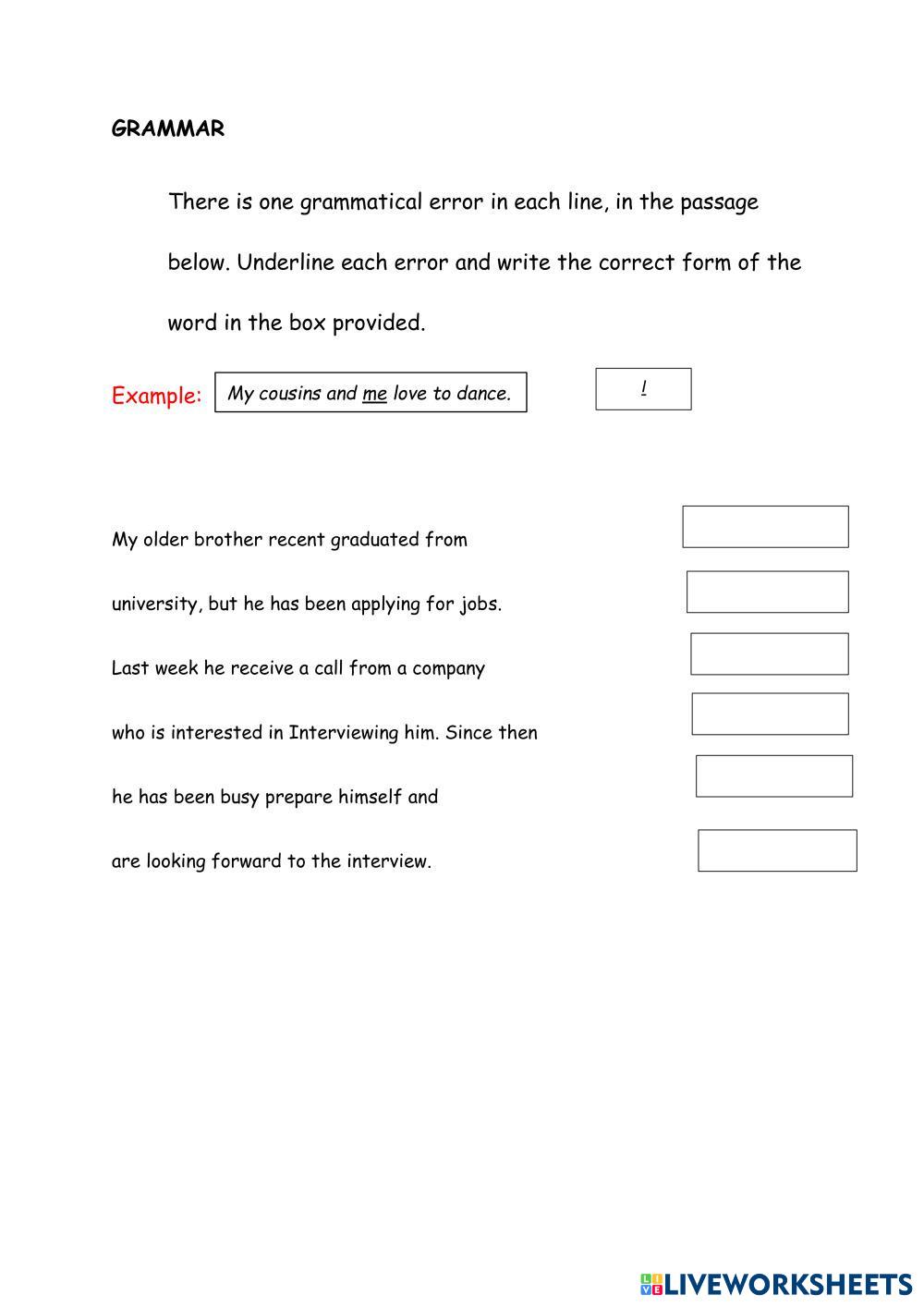 SEA ELA test pa… | Free Interactive Worksheets | 7751025