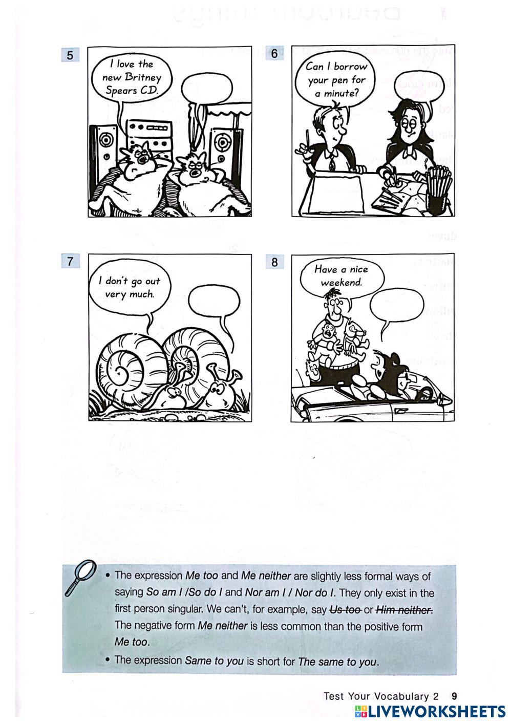 Vocab- Pragmatic 1 | Live Worksheets