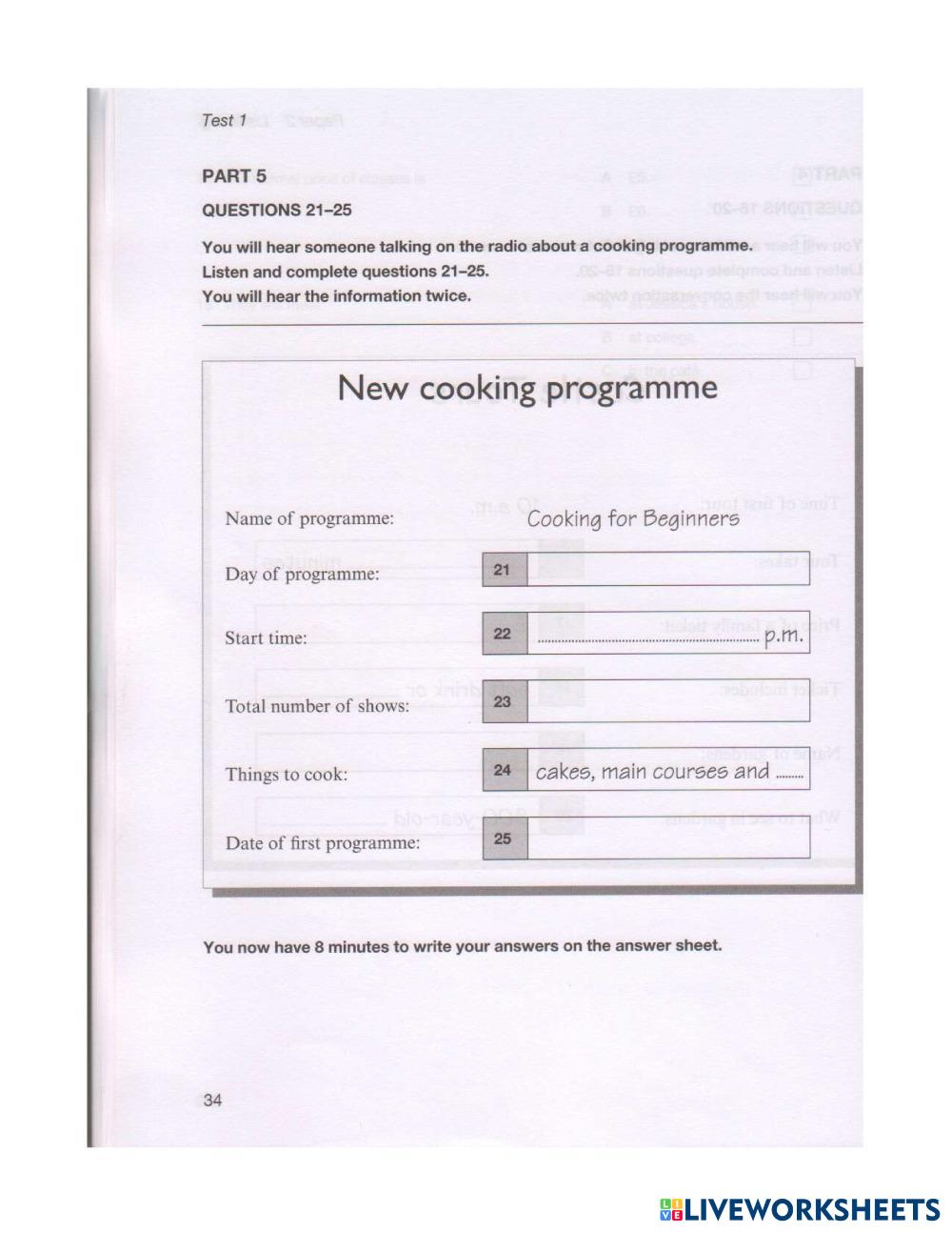 LISTENING PRACT… | Free Interactive Worksheets | 7754575