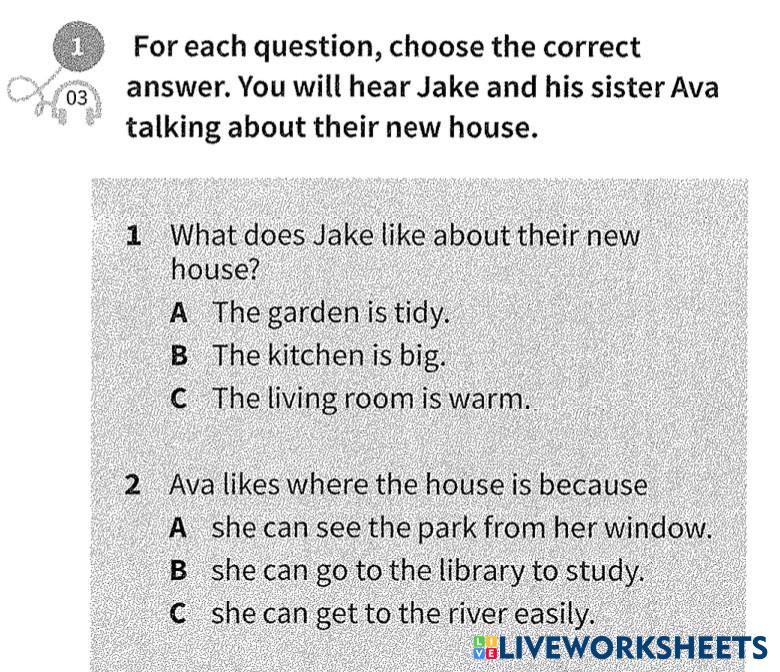 Complete KET A2… | Free Interactive Worksheets | 7754987