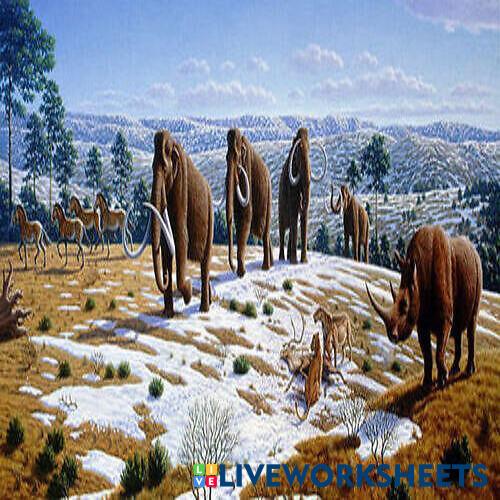 Extinct animals | Live Worksheets